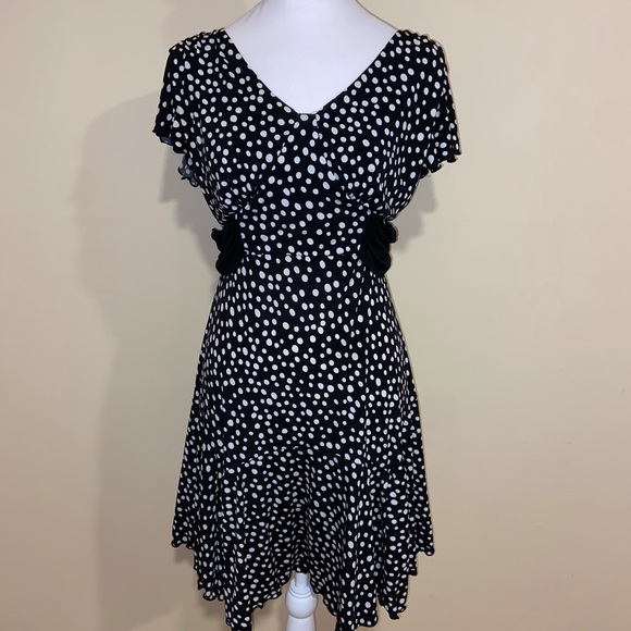 Christopher & Banks | Dresses | Christopher Banks Asymmetrical Black ...
